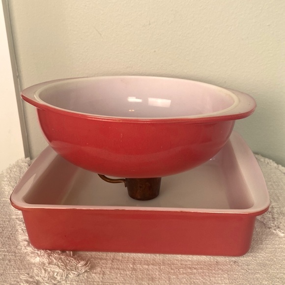 Pyrex | Kitchen | Pyrex Vintage 2 Qt Bowl 8 Square Dish Pink | Poshmark